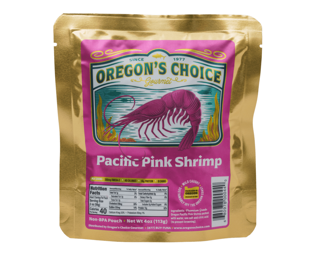 Pacific Pink Shrimp 4 oz. pouch